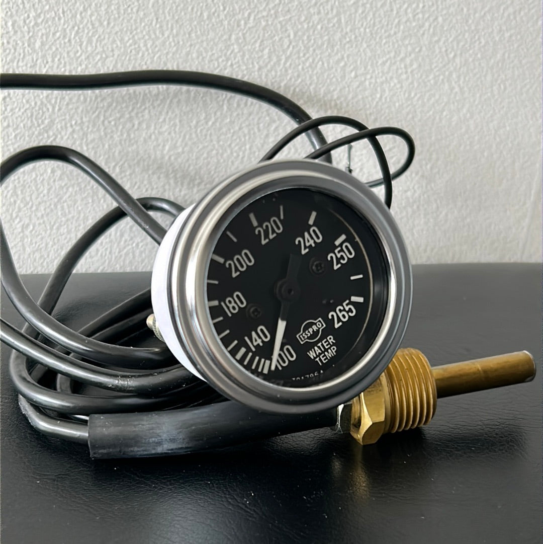 Water Temperature Gauge 100-265 F 60" Capilllary Chrome [ISSPRO] [R874 ...