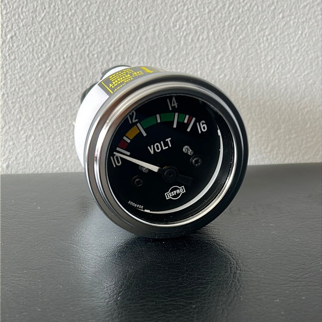 Voltmeter 12VDC/10-16VDC CHR [ISSPRO] [R8760] – Robinson Instruments