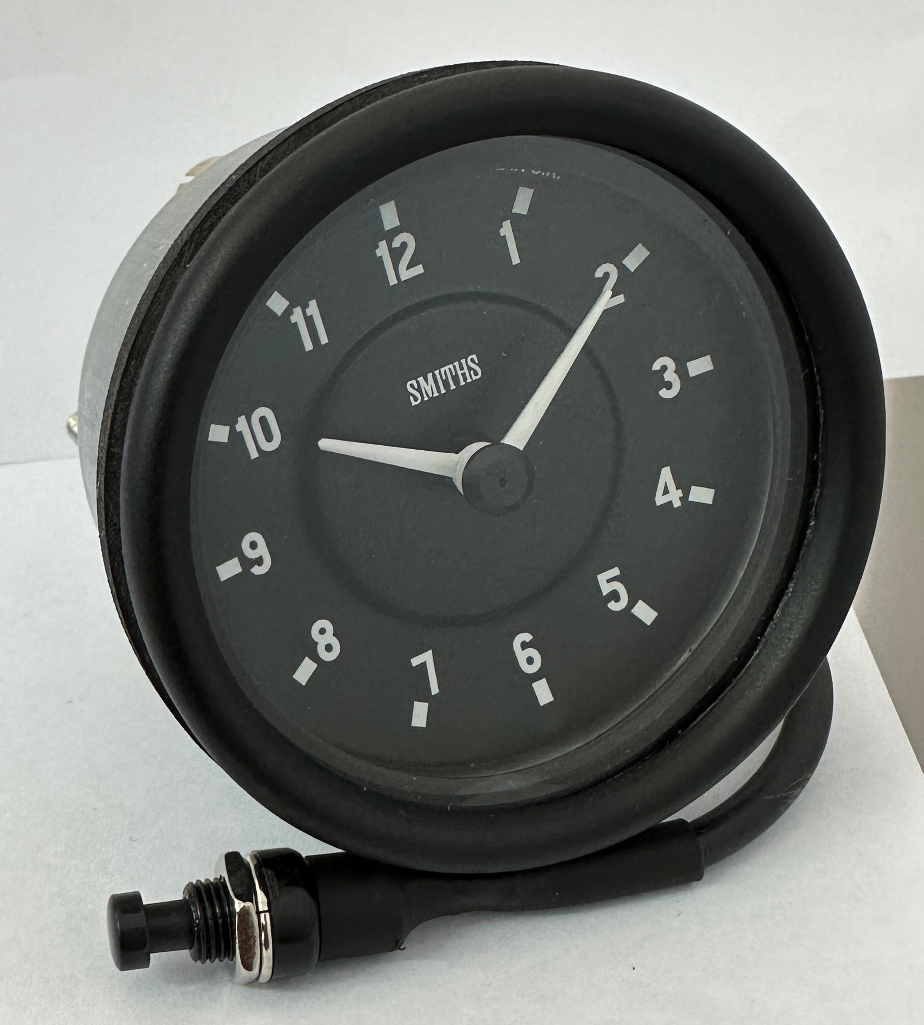 Clock black SMITHS 60MM half round [SMITHS CLASSIC] [CTE3107-01HR ...